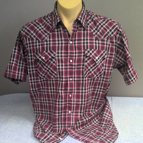 Ely Cattleman | Shirts | Vintage Ely Cattleman Western Pearl Snap Shirt ...